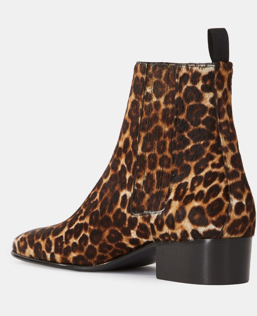 The Kooples leopard print leather boots, this season's star piece ...