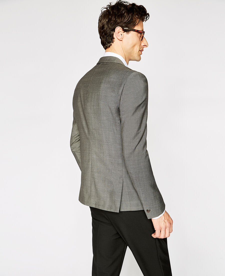 Men's grey suit jacket