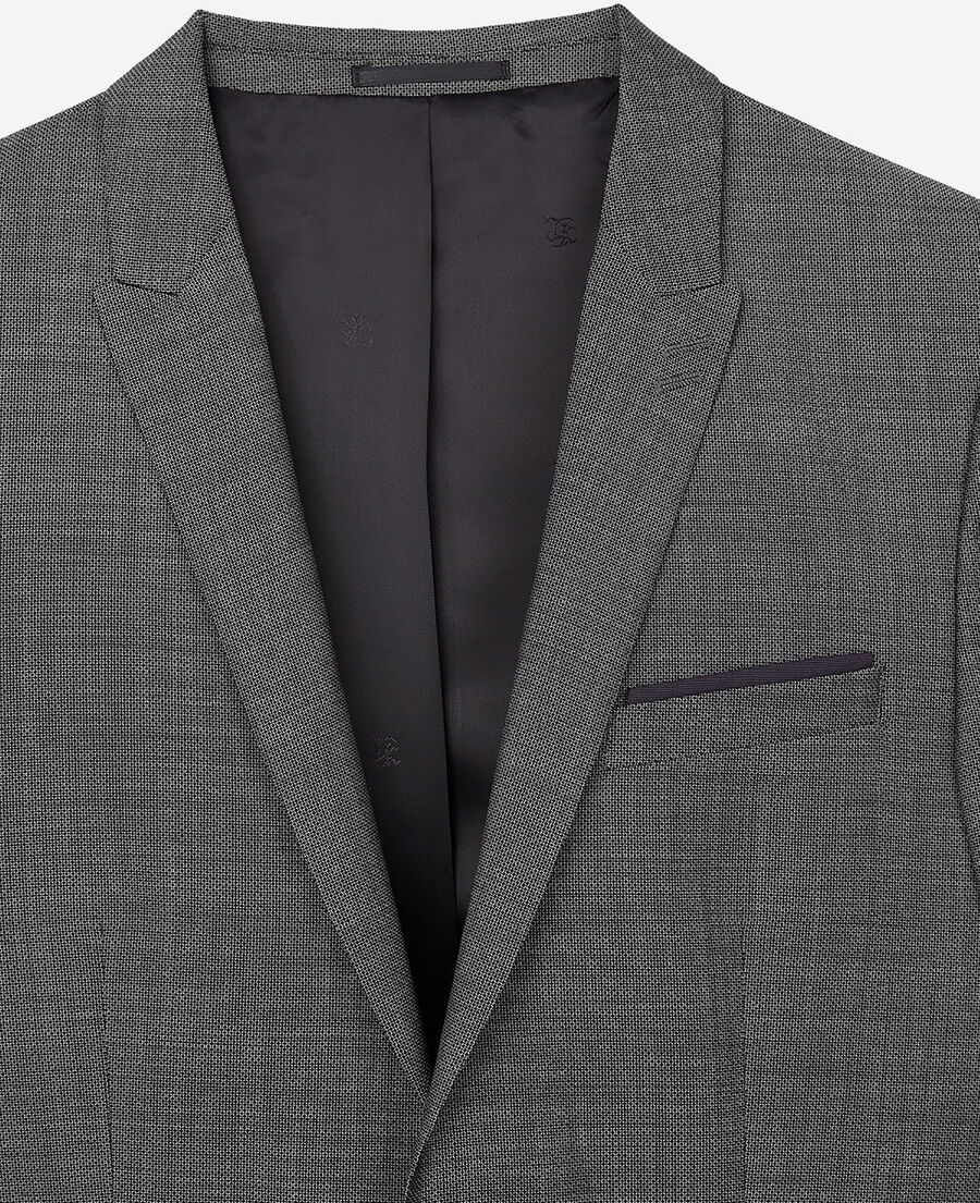 Men's grey suit jacket