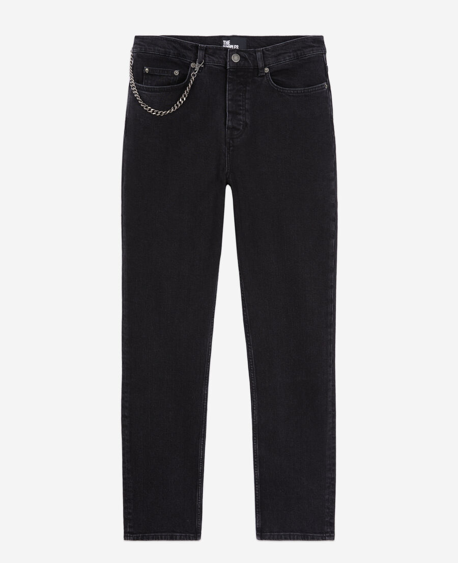 Straight Black Jeans With Chain The Kooples Us