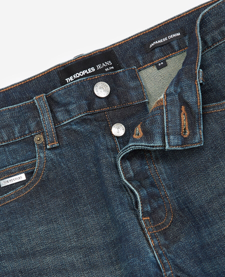 Slim-fit faded blue jeans | The Kooples