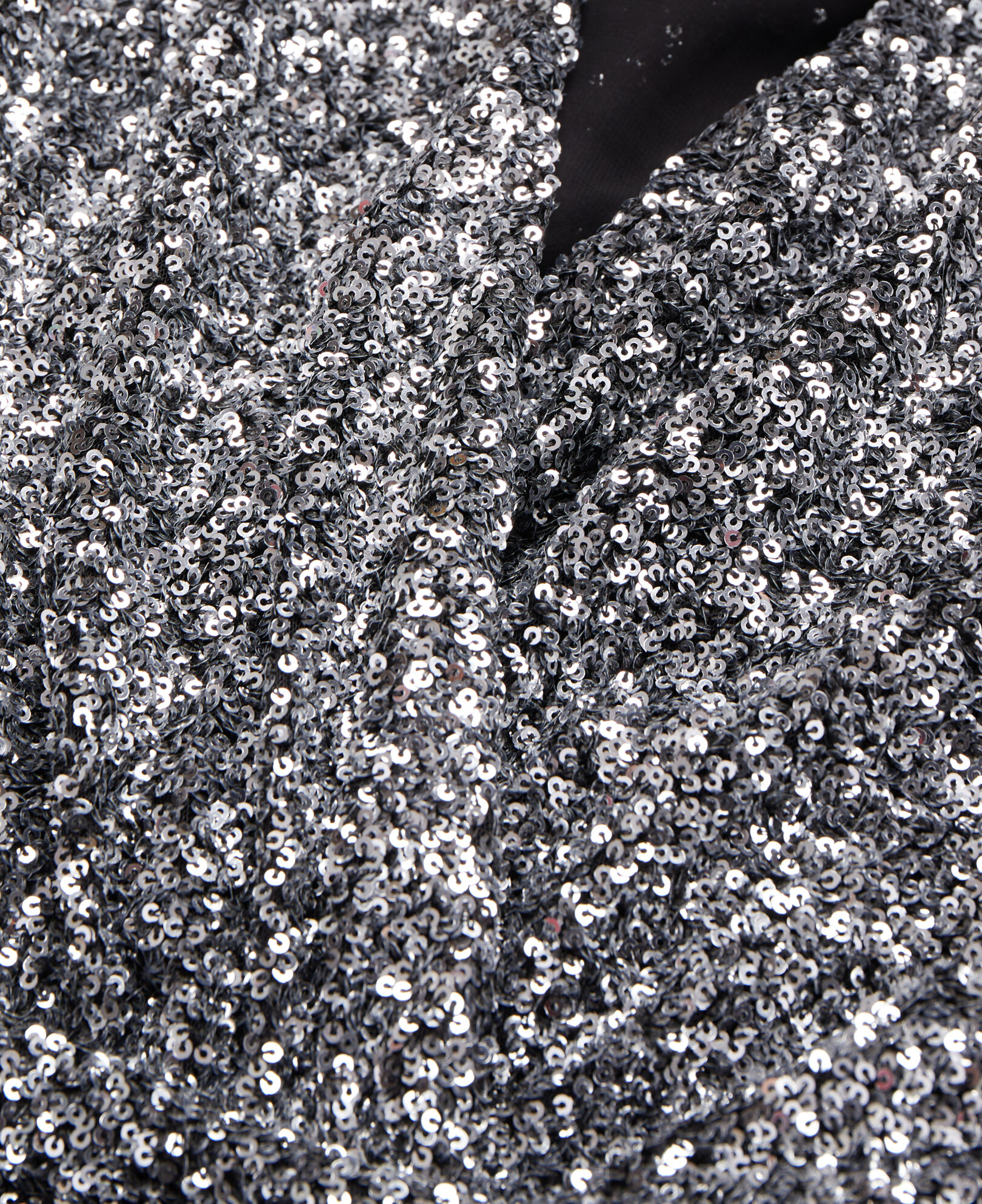 Short silver sequin dress | The Kooples US