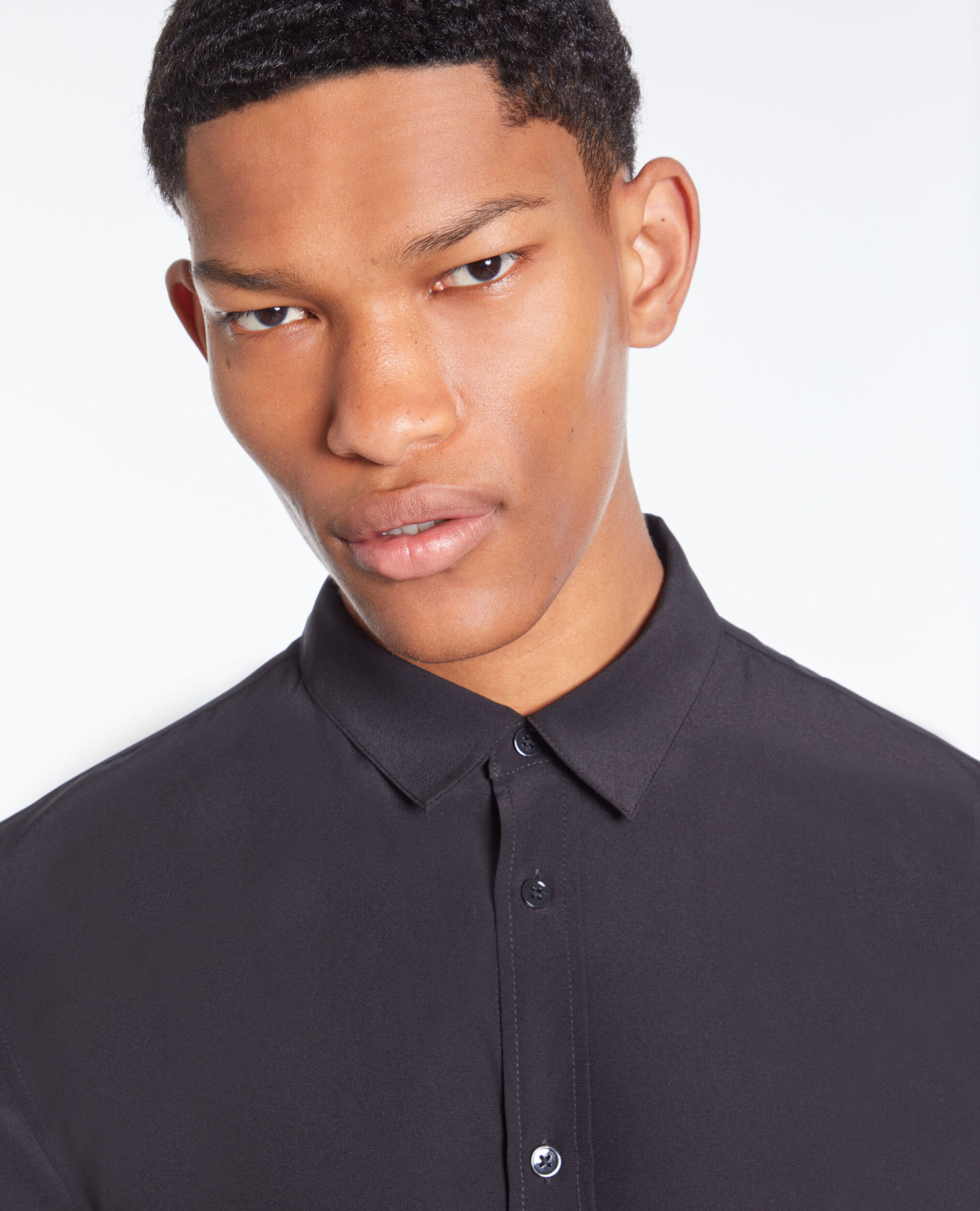 Black Silk Shirt The Kooples Us