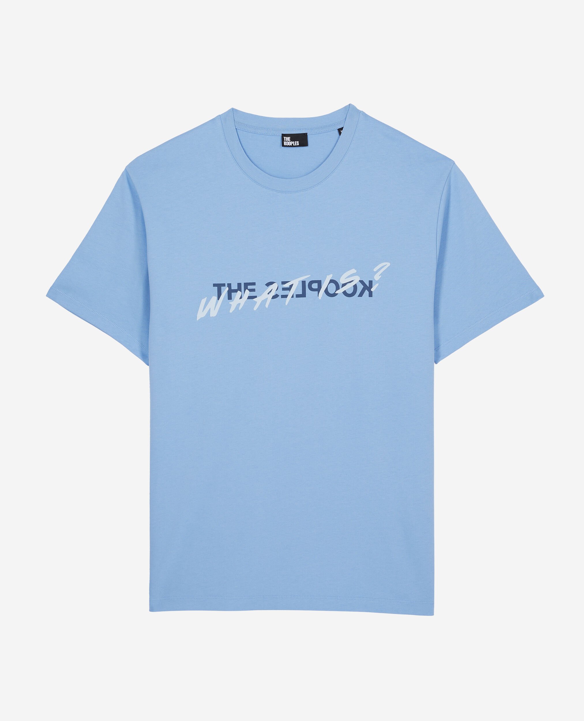 T-shirt What is bleu ciel | The Kooples - France
