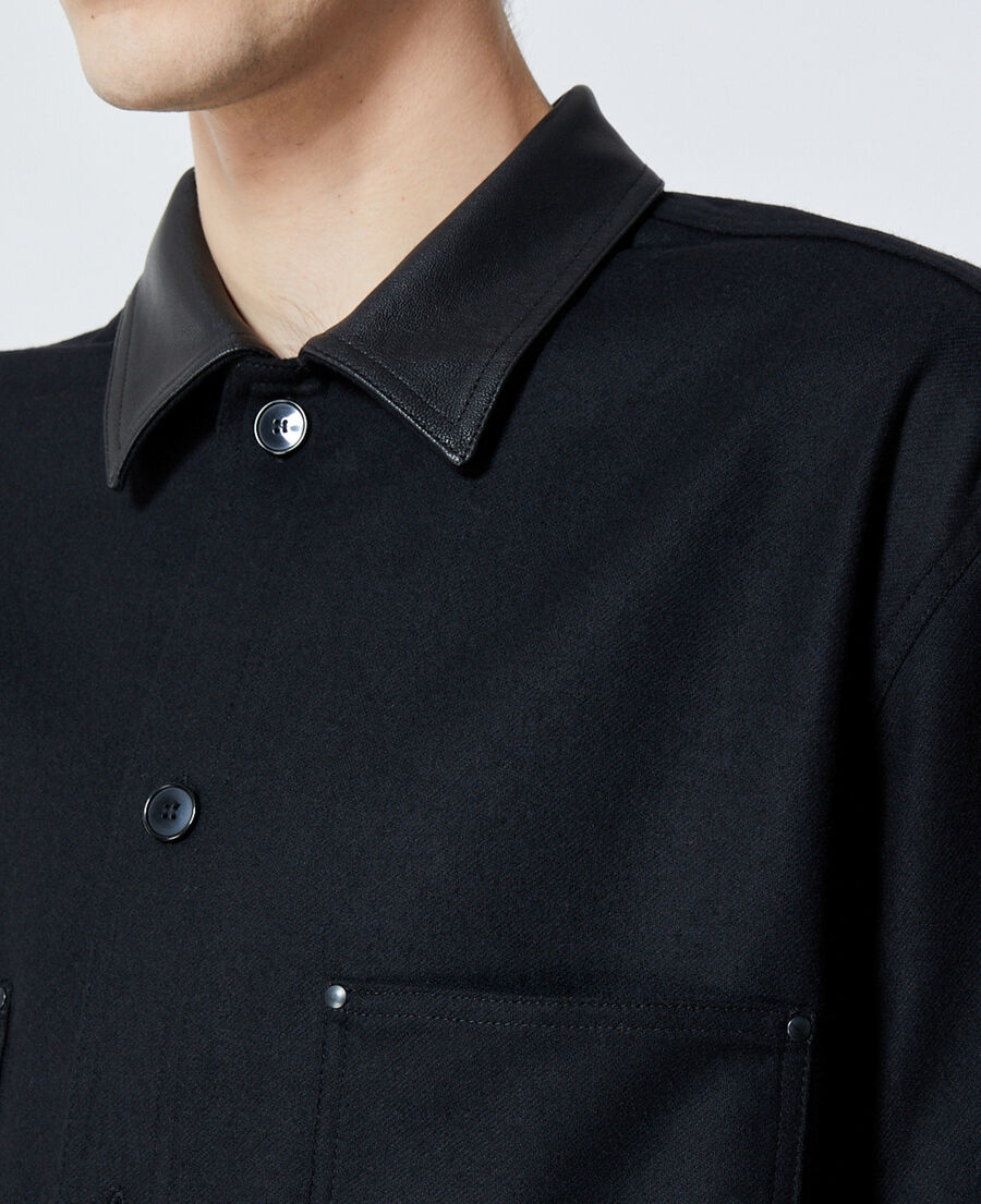Black overshirt | The Kooples