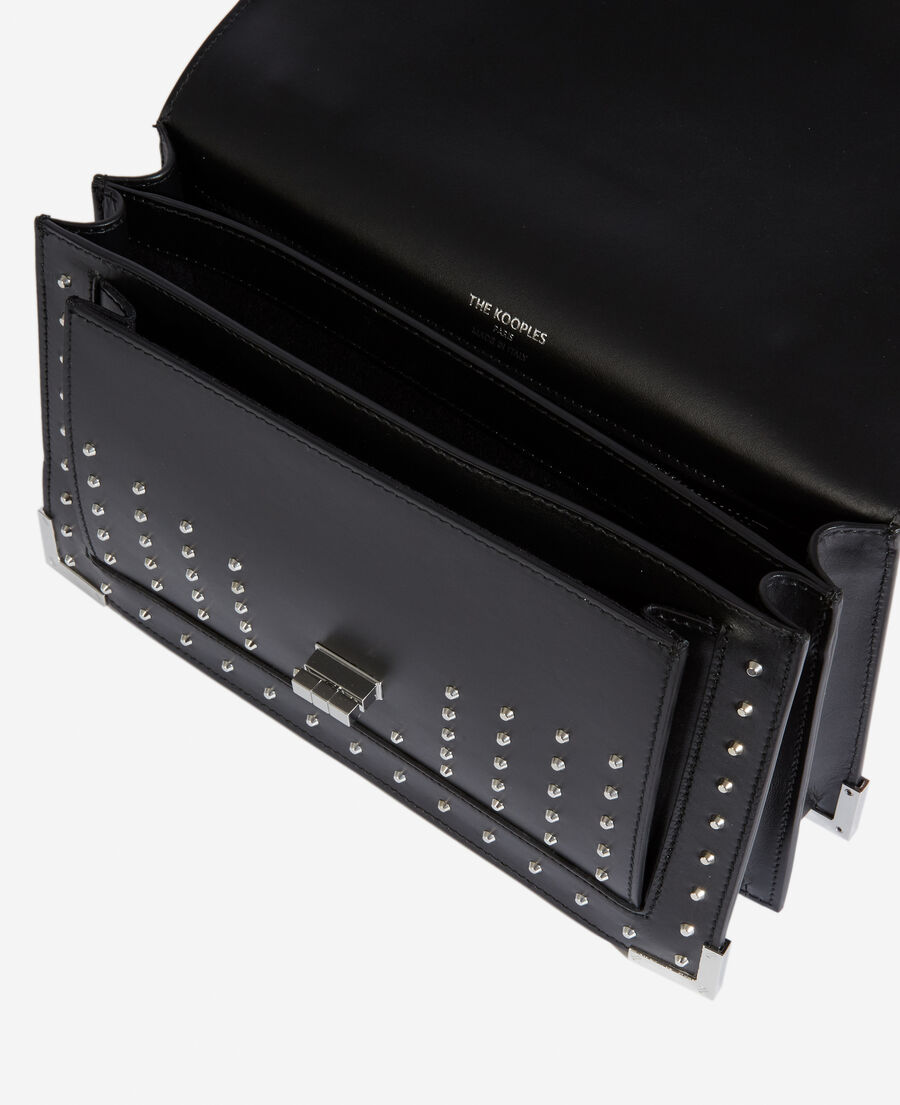 Studded Medium Emily bag in smooth leather | The Kooples