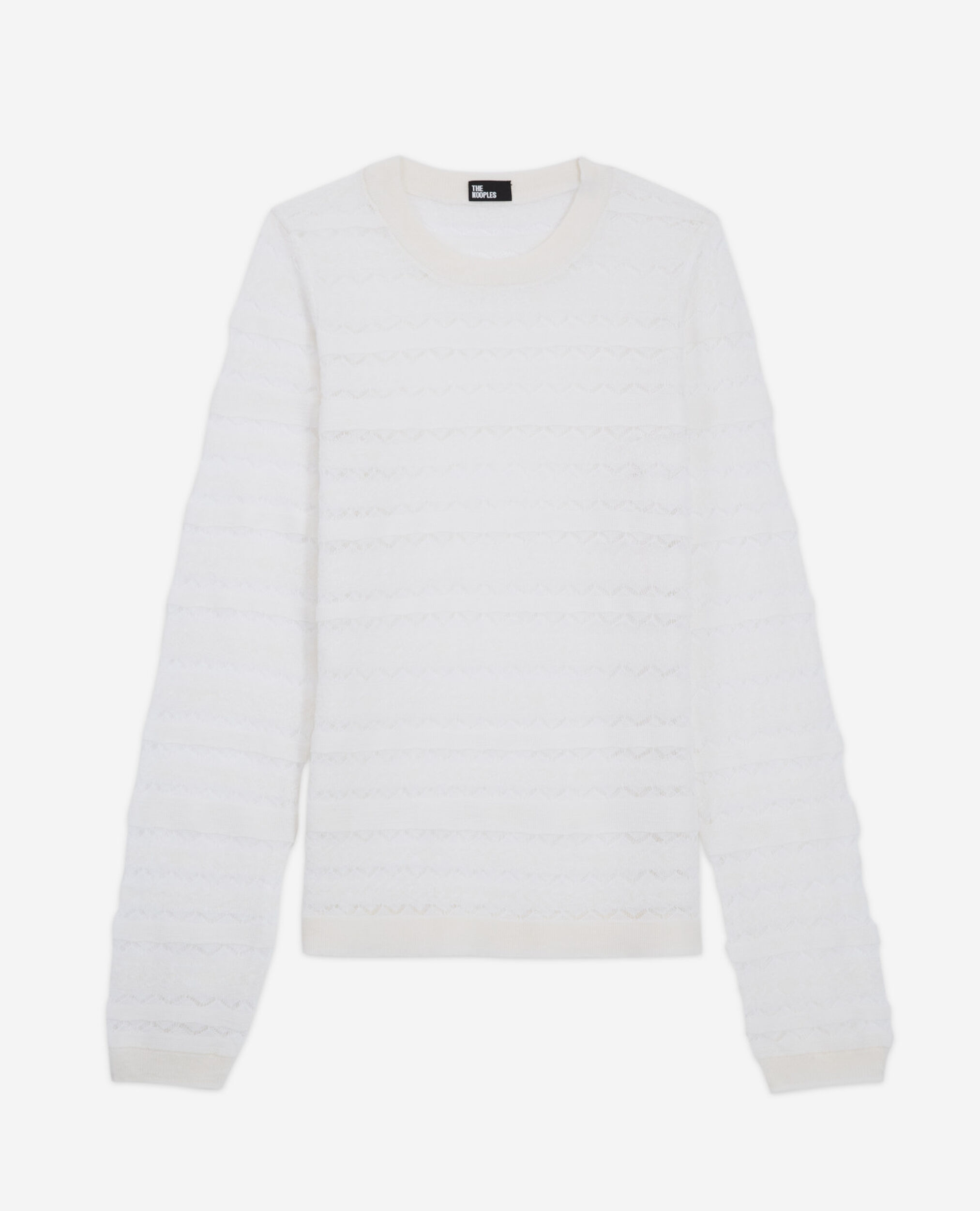Pull en laine blanc | The Kooples - France