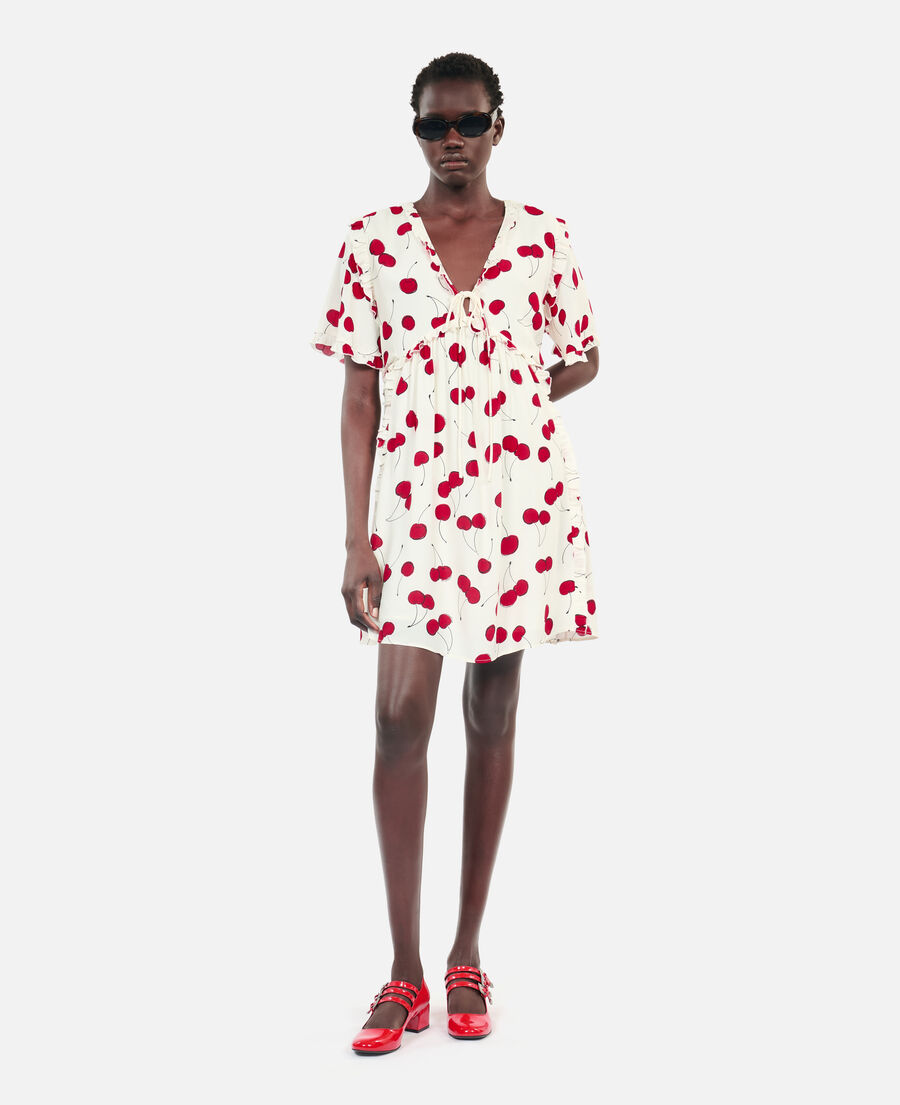 Babies en cuir rouge avec boucles western | The Kooples - France