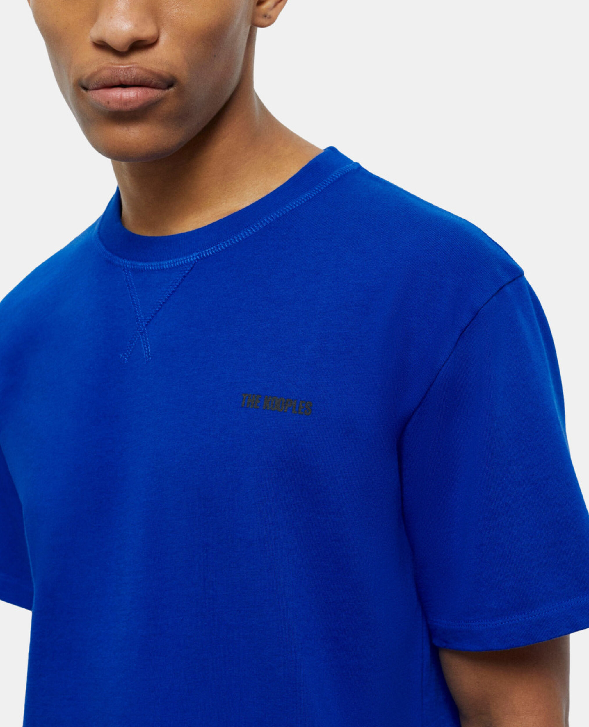 T-shirt Homme logo The Kooples bleu | The Kooples - France