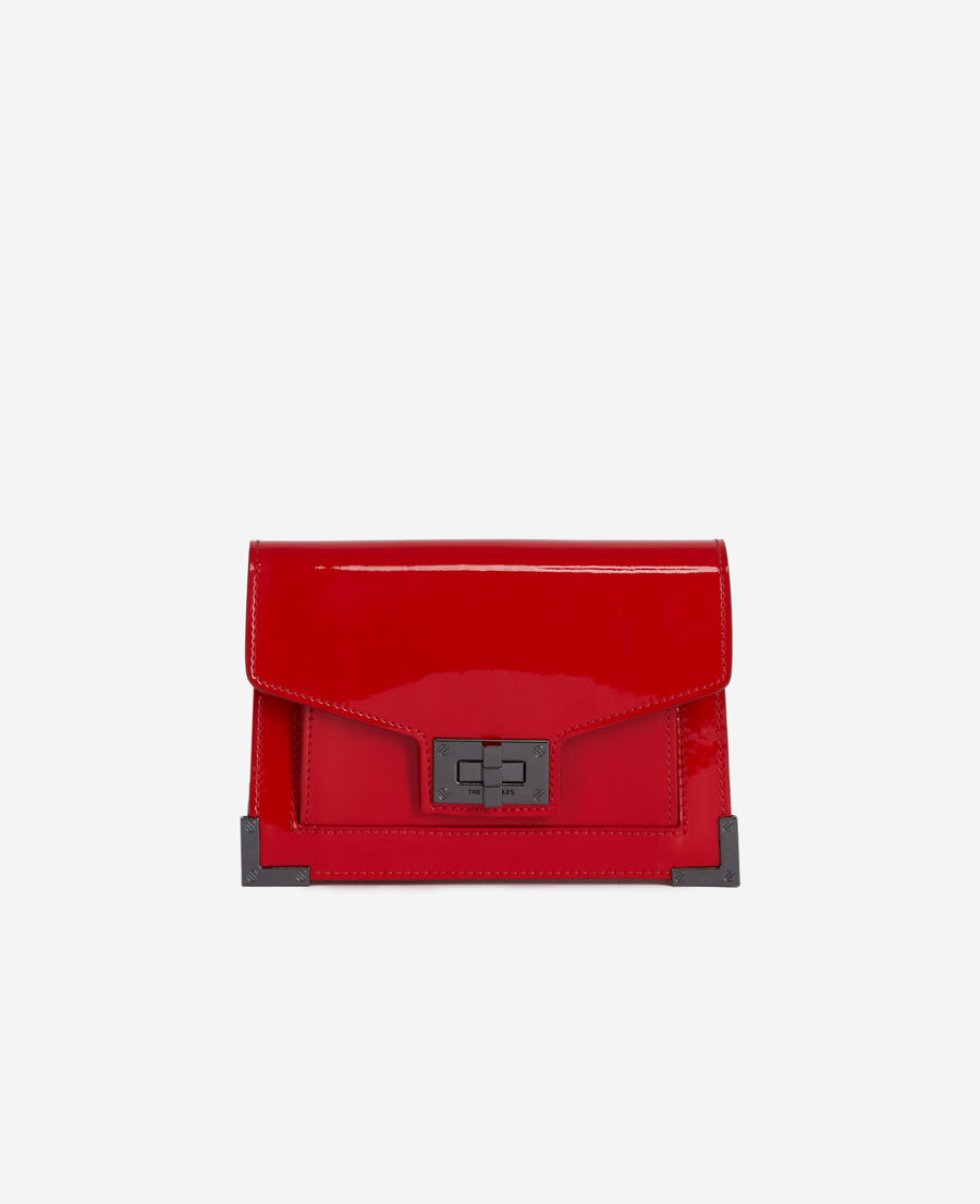 Emily Belt en cuir rouge | The Kooples - France