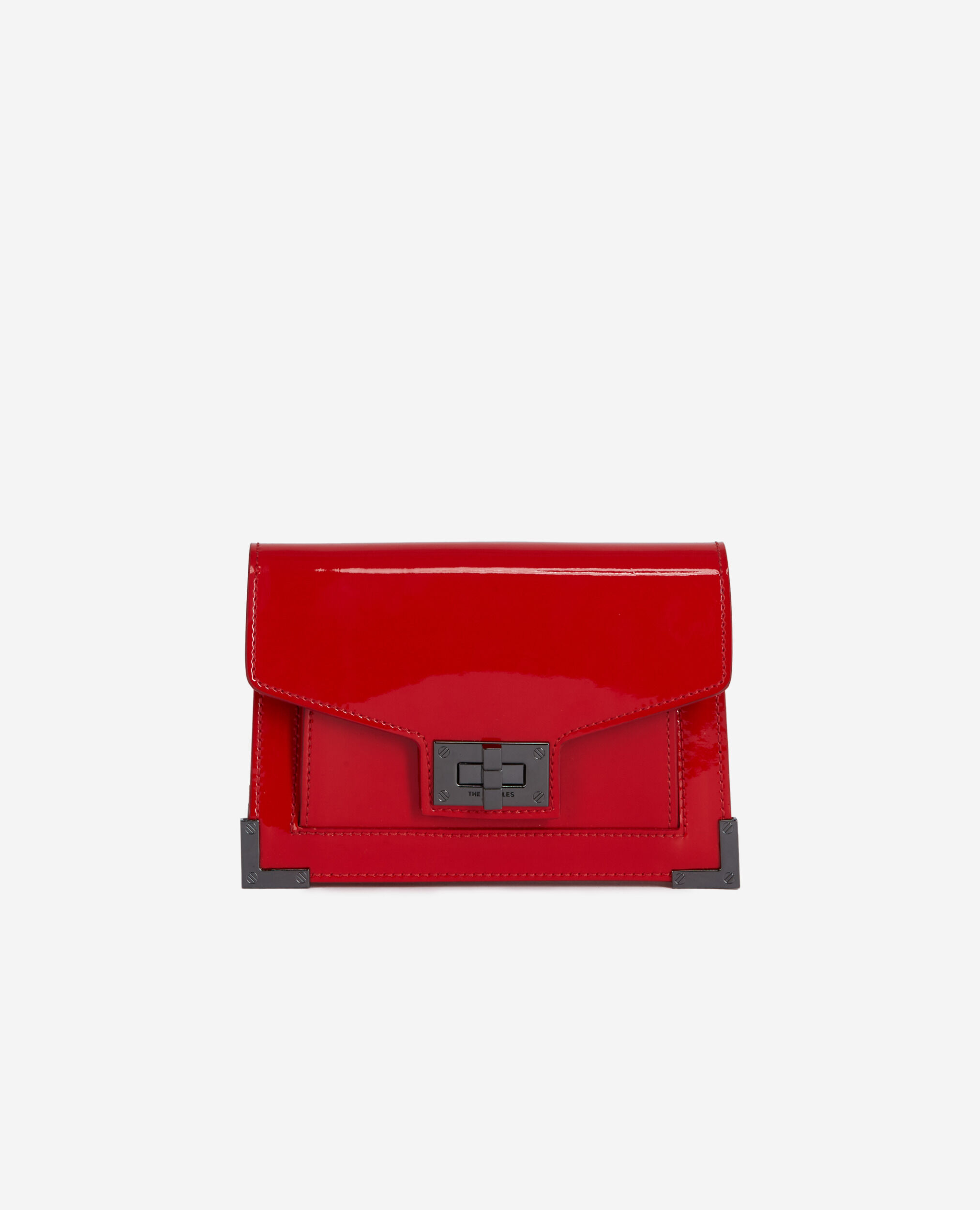 Emily Belt en cuir rouge | The Kooples - France