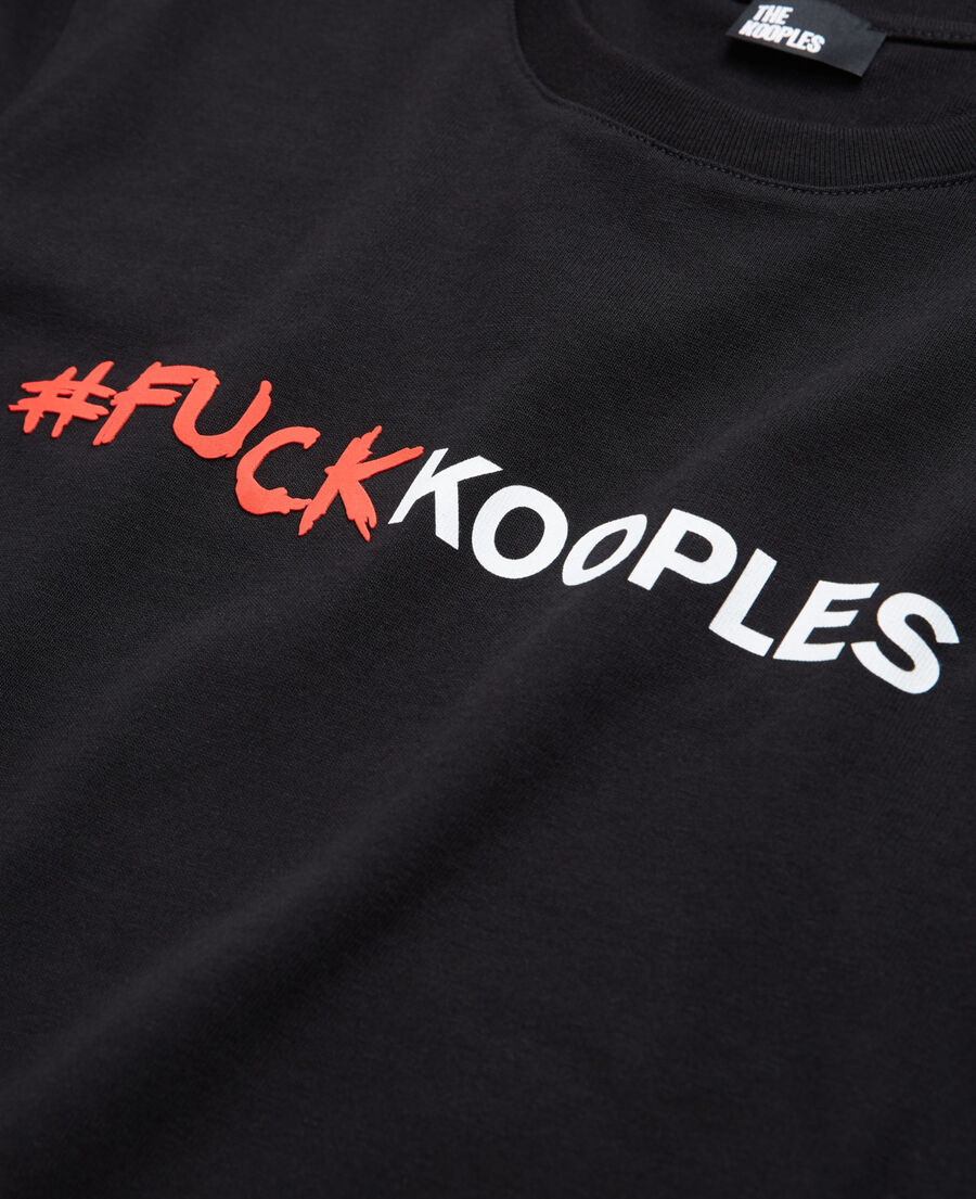 Black Logo T Shirt The Kooples Us