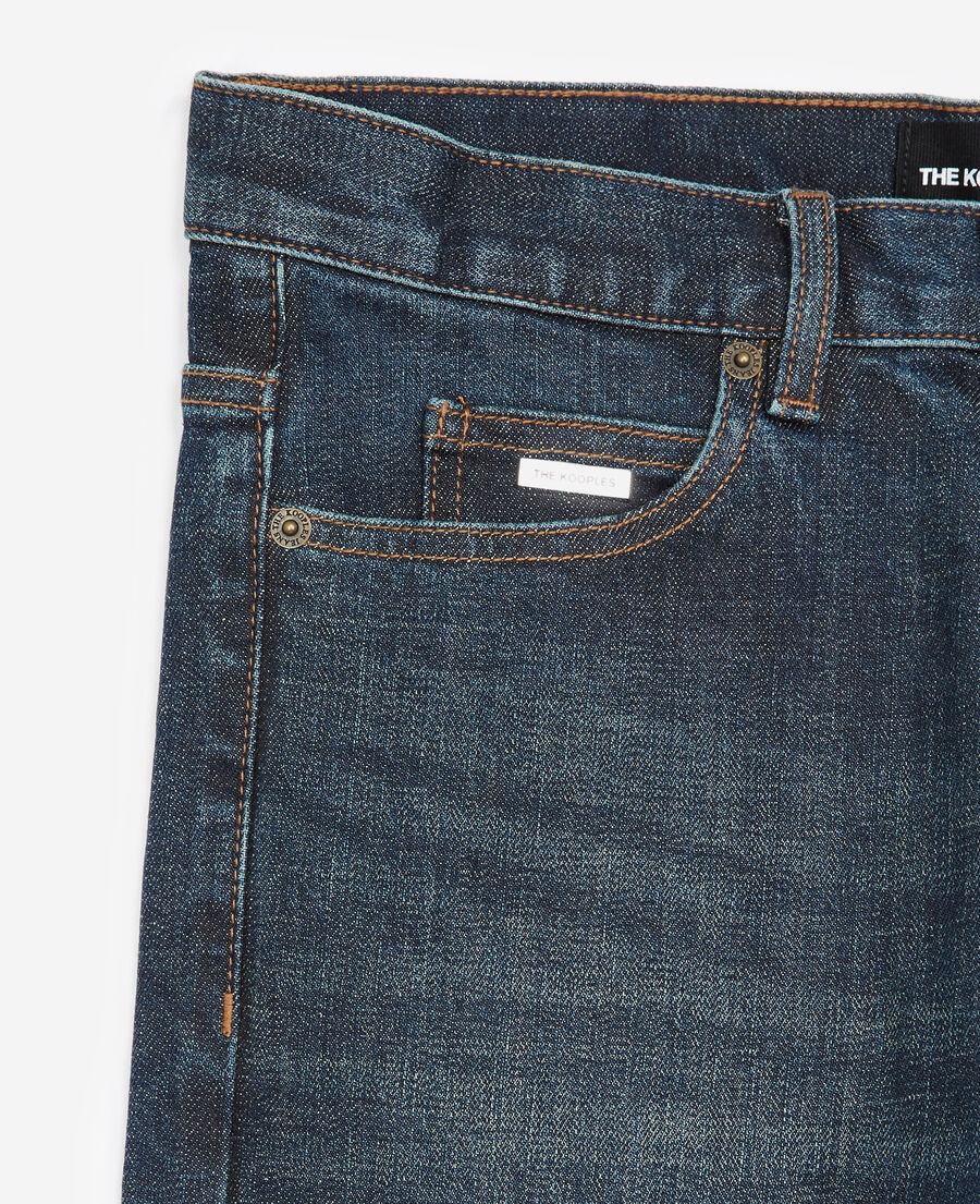 Slim-fit faded blue jeans | The Kooples