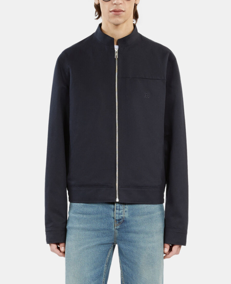 Navy blue worker jacket | The Kooples