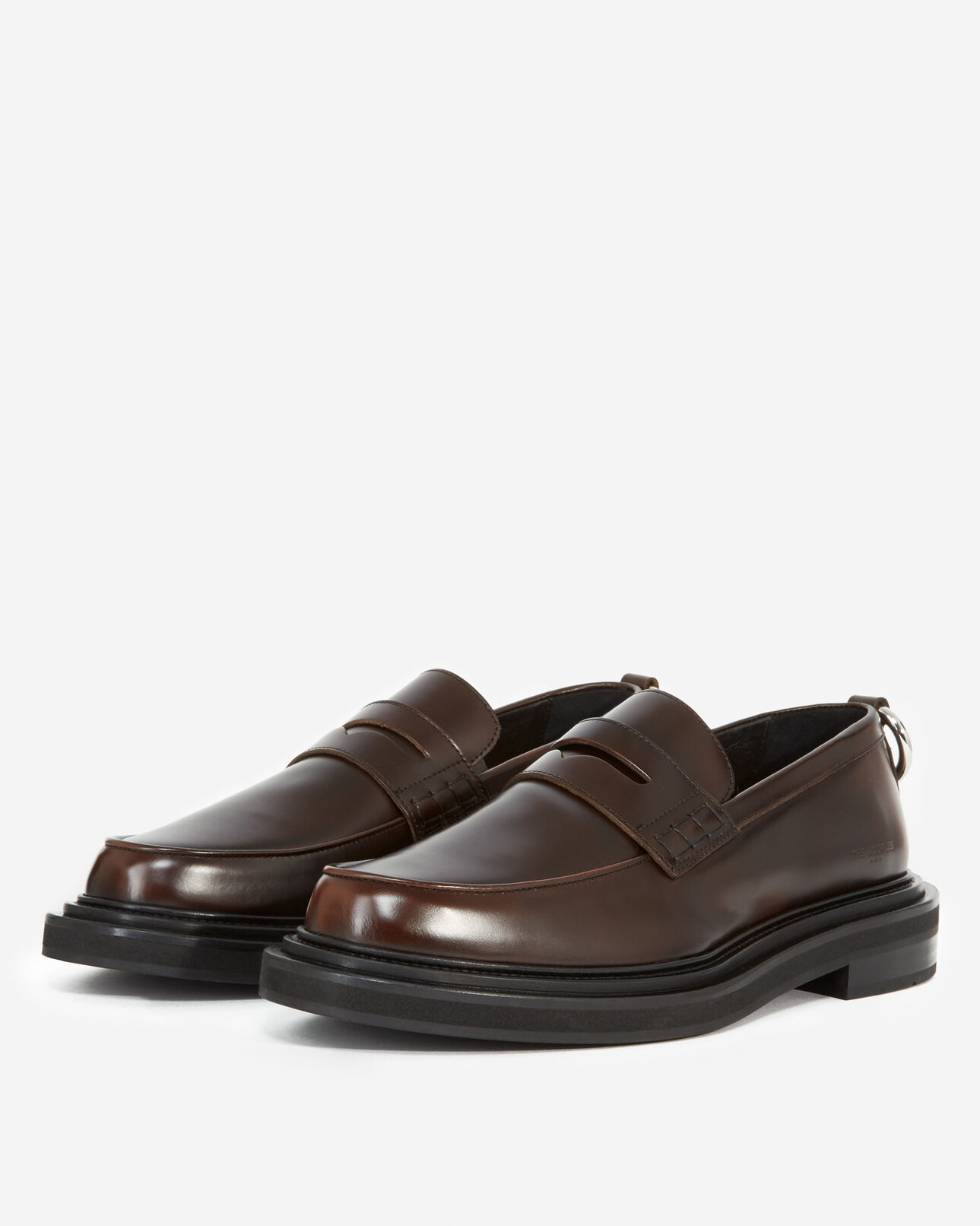 Mocassin cuir marron | The Kooples